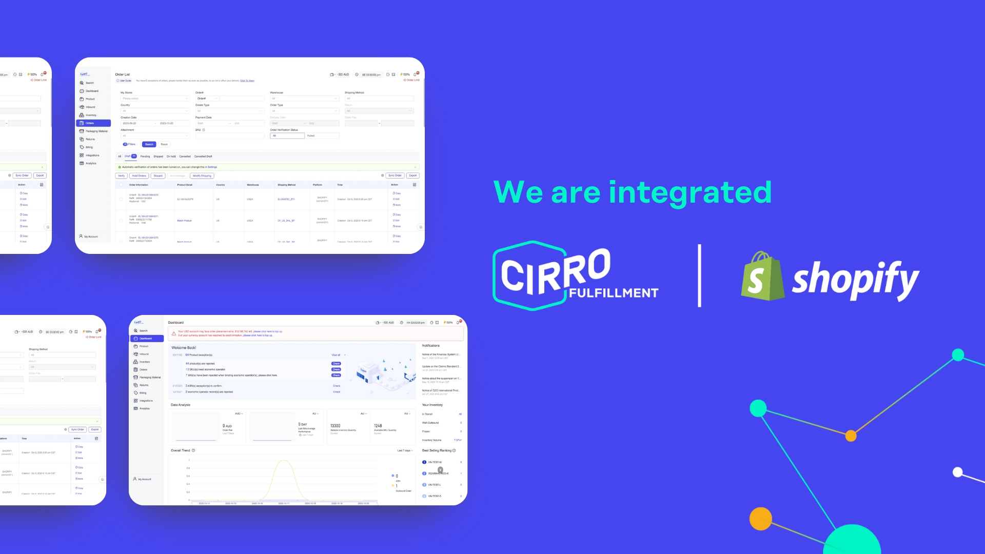 CIRRO Fulfillment achieves seamless integration with Shopify